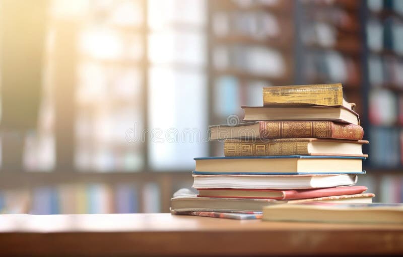 A Stack of Heaps of Academic Archive Literary Text or Textbook Stock ...