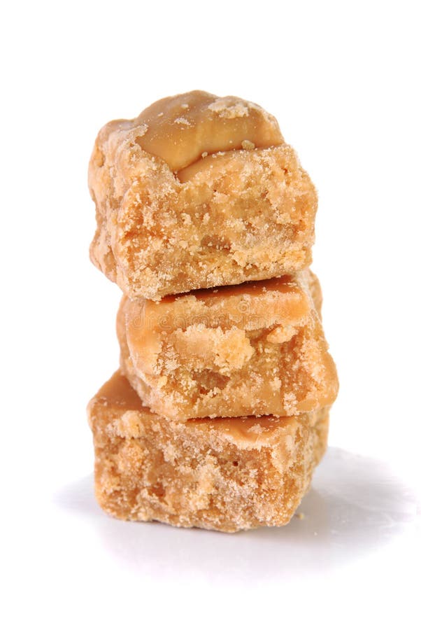 Stack of Homemade Fudge Chunks Stock Photo - Image of chunk, sweet ...