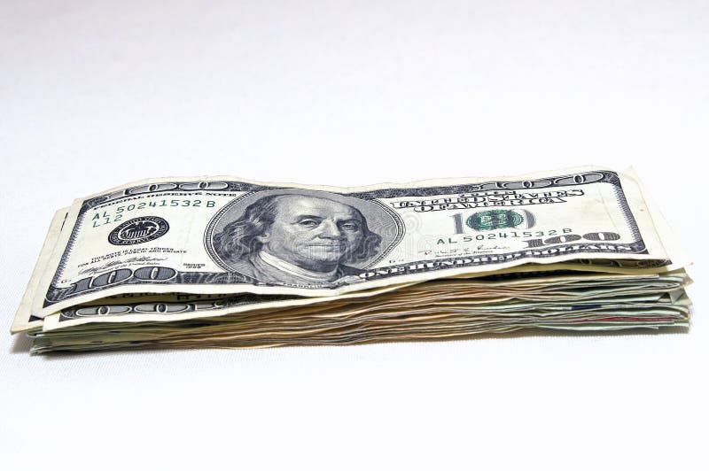 Stack of hundreds stock photo. Image of stash, background - 6513766