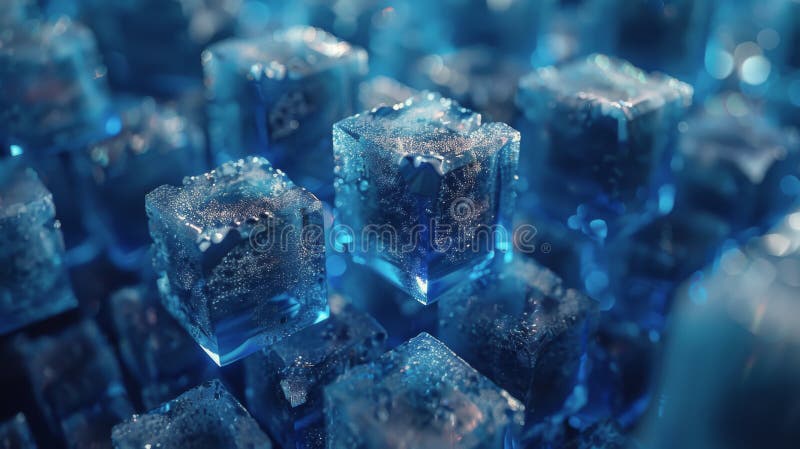 Stack of Ice Cubes stock photo. Image of clear, chilling - 311966442
