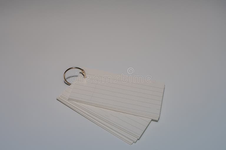 Stack of index cards stock photo. Image of material - 163893588