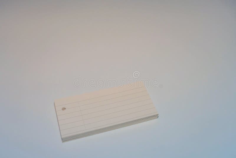 Stack of index cards stock image. Image of information - 163907895