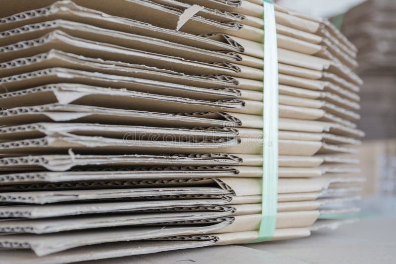 Stack of industrial paper stock photo. Image of material - 66338884