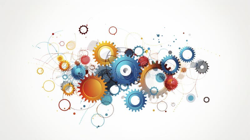 A Stack of Interlocking Gears, Symbolizing the Concept of ...