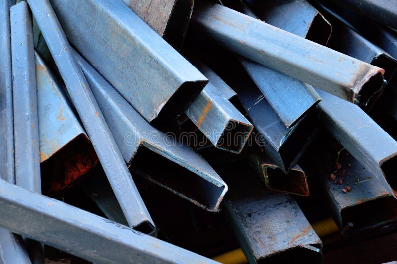 Stack of Iron, Construct of Roof. Stock Image - Image of backdrop ...