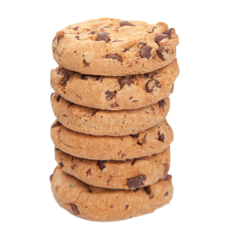 Stack of isolated cookies stock image. Image of home - 31937915
