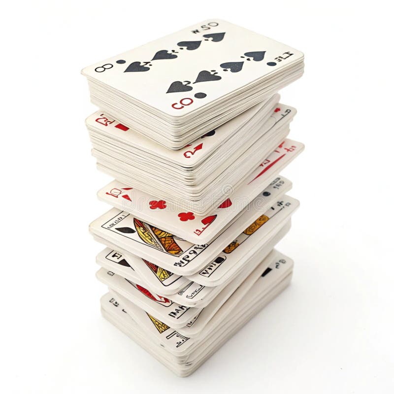 Stack Isolated on White Background Stock Illustration - Illustration of ...