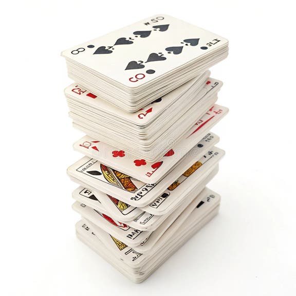 Stack Isolated on White Background Stock Illustration - Illustration of ...