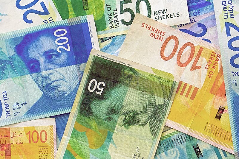 Israeli money notes stock image. Image of investment - 169782733