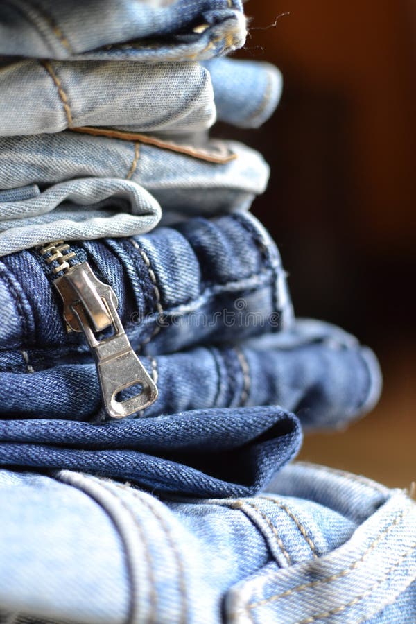 Stack of jeans stock photo. Image of wear, border, fabric - 31577260