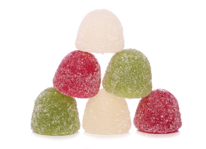 Stack of jelly sweets stock photo. Image of stack, white - 29575896