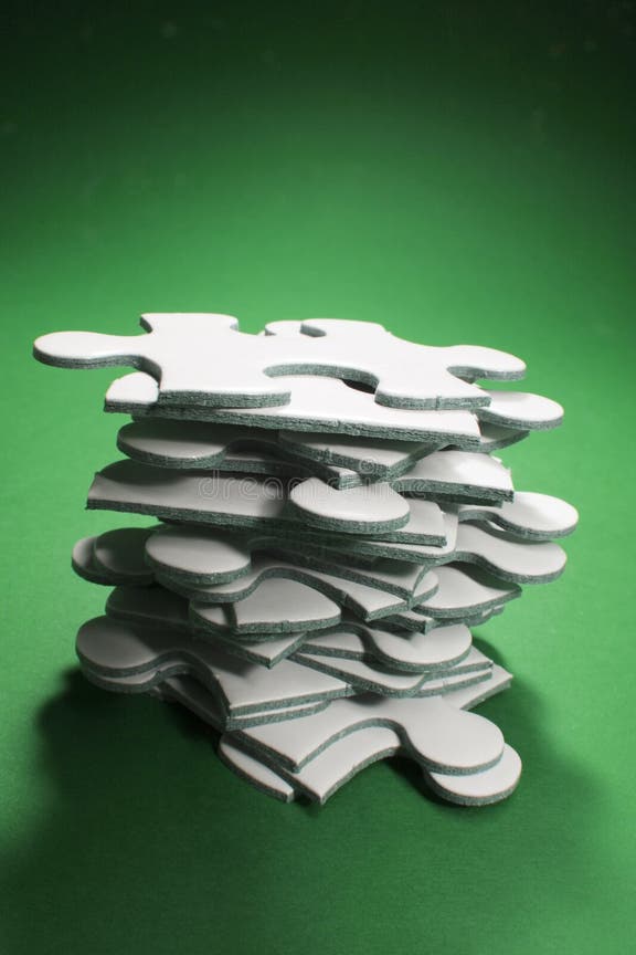 Stack of Jigsaw Puzzle Pieces Stock Image - Image of join, shape: 9176813