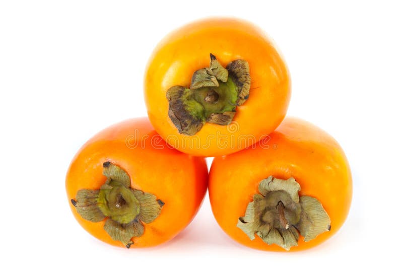 Stack of kaki fruit stock photo. Image of exotic, organic - 28128928