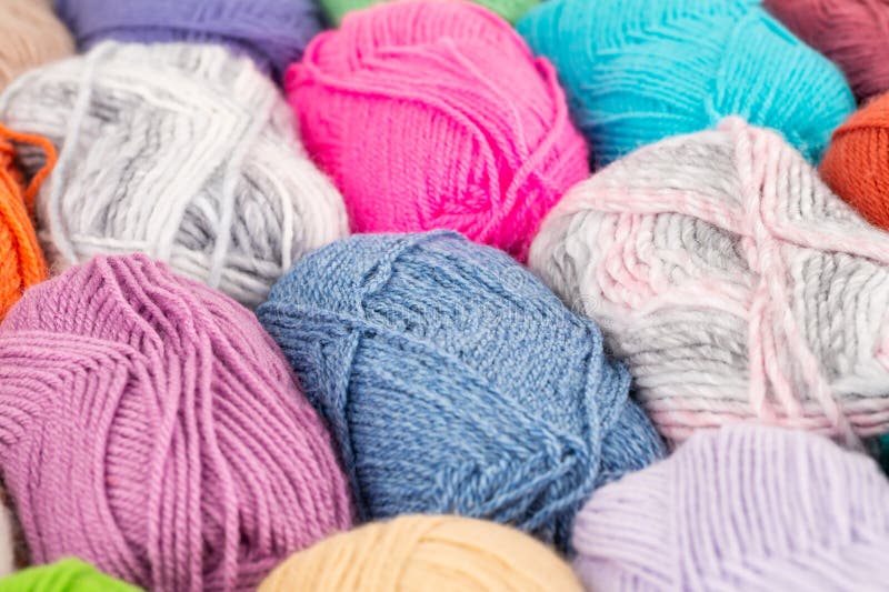 Stack of Knitting Yarn Clews Stock Image - Image of yarn, soft: 274287917