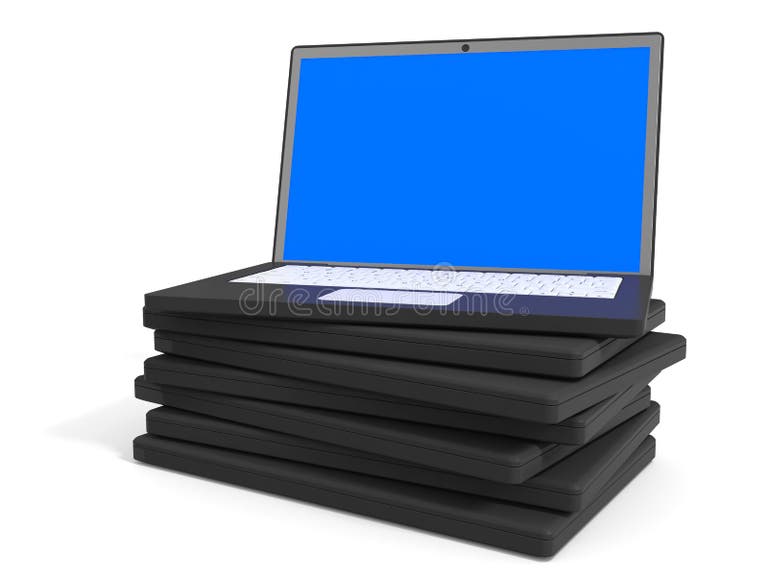 Stack Laptops Stock Illustrations – 146 Stack Laptops Stock ...