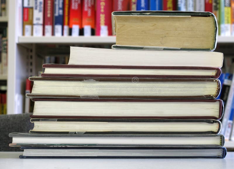 Stack of large books stock photo. Image of book, education - 7369456