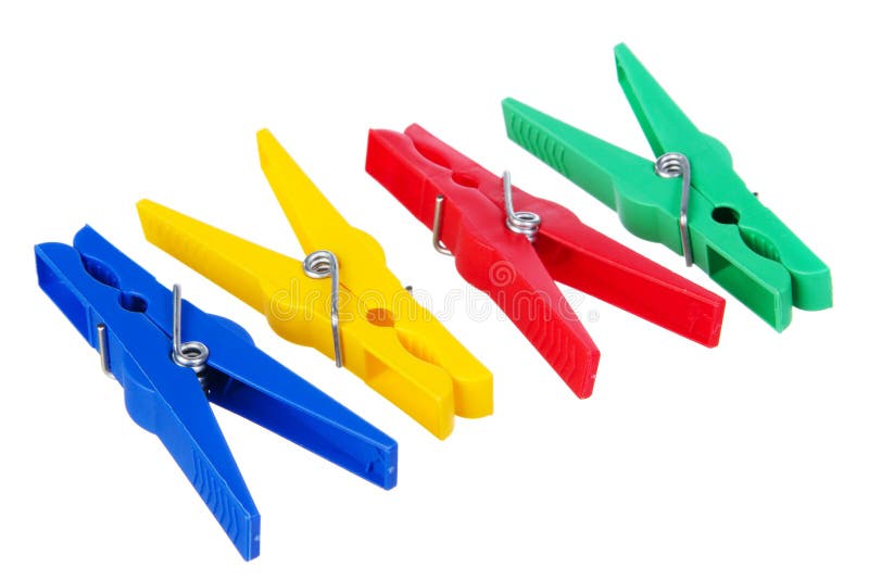 Stack of laundry pins stock photo. Image of home, domestic - 20766438