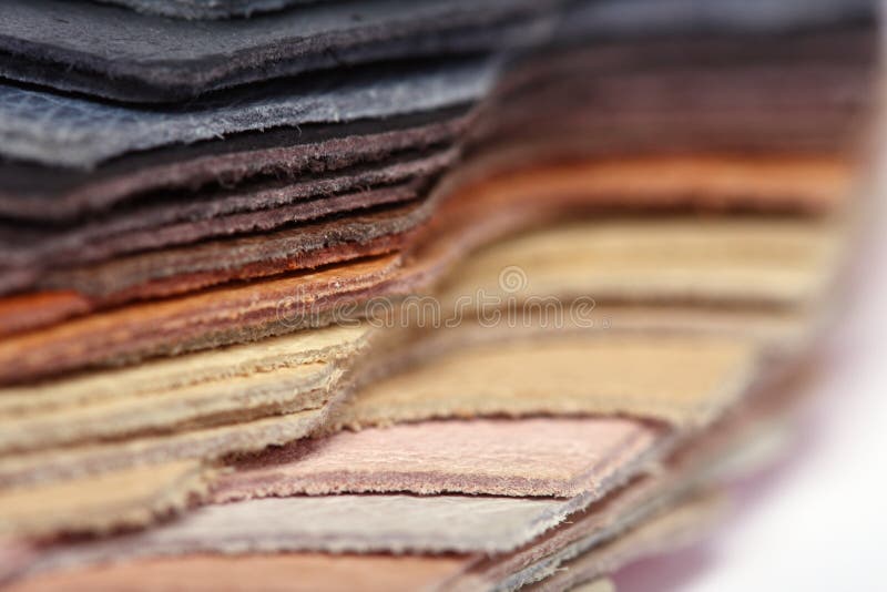Stack of leather - macro stock photo. Image of hide, leather - 11152196