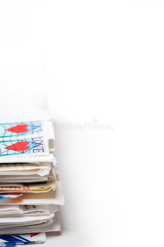 A stack of letters editorial photography. Image of objects - 8037157