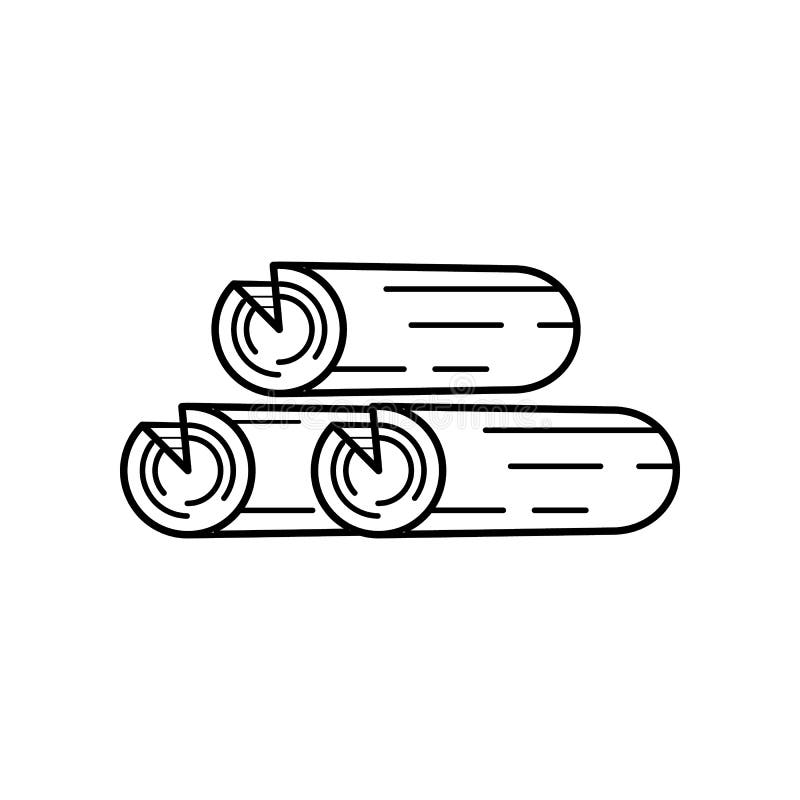 Stacked Logs Recycle Symbol Stock Illustrations – 55 Stacked Logs ...