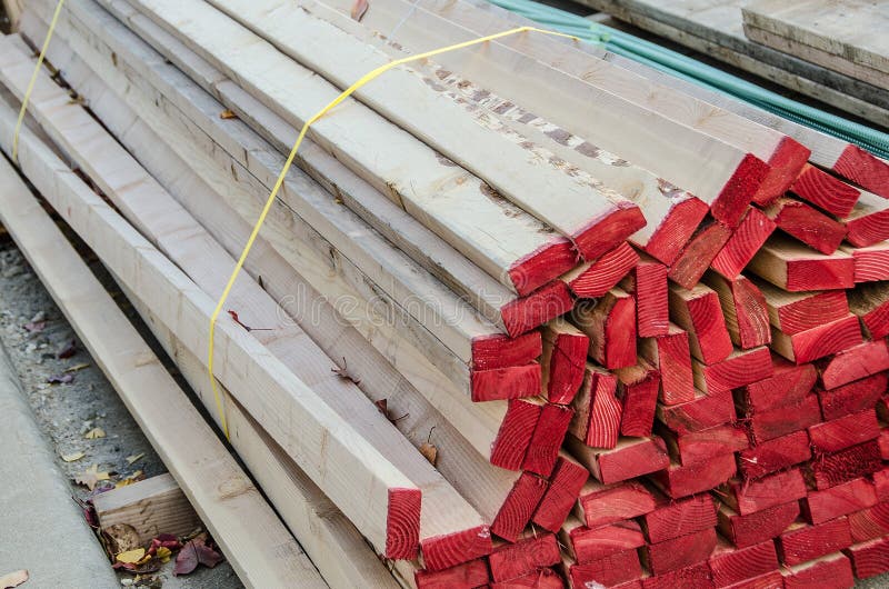 Stack of lumber stock photo. Image of craftmanship, wood - 45884150