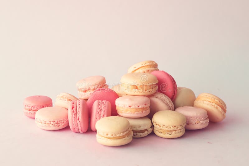 Stack of macaroons stock photo. Image of replica, gift - 48746176