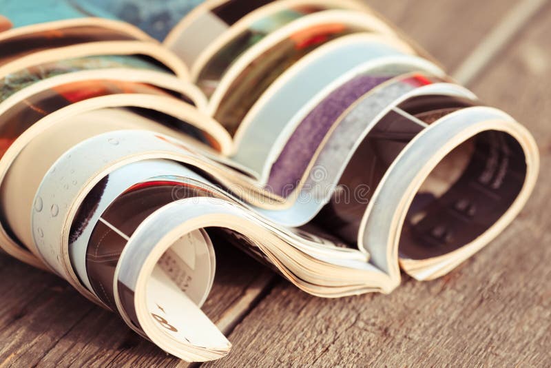 Stack of magazines stock photo. Image of heap, global - 143792932