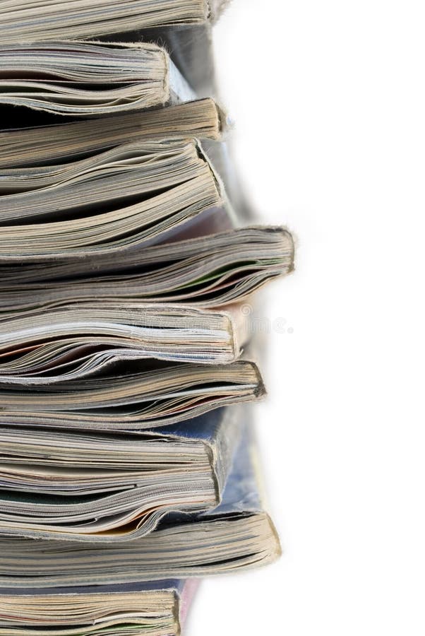 Messy magazine stack stock photo. Image of business, printout - 10627832