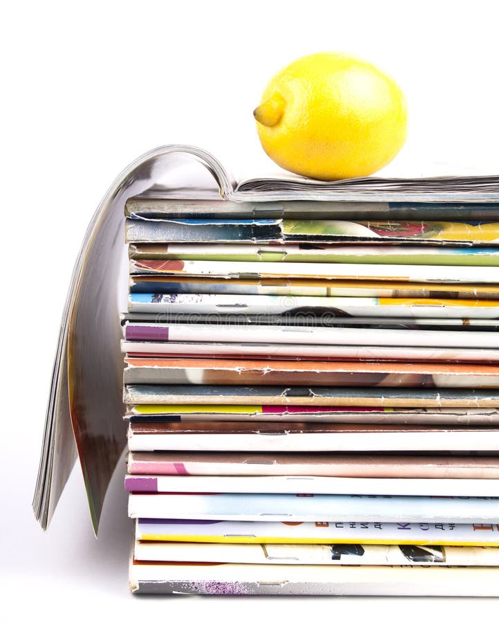Stack of magazines stock photo. Image of journal, cover - 22217724
