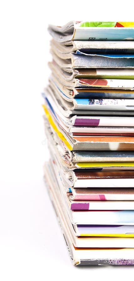Stack of magazines stock image. Image of knowledge, lemon - 22217681