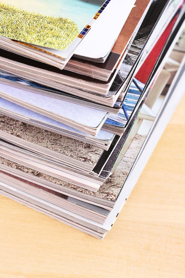 Stack of magazines stock photo. Image of news, pile, print - 7763064