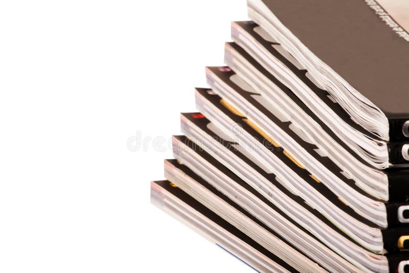 Stack of magazines stock image. Image of stack, headline - 3845779