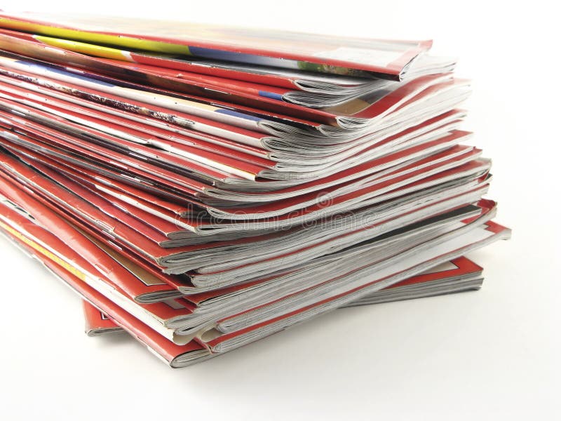 Stack of Magazines stock photo. Image of magazine, stack - 4554804