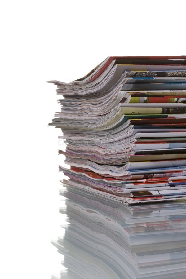 Stack of newspapers stock image. Image of close, history - 11781371