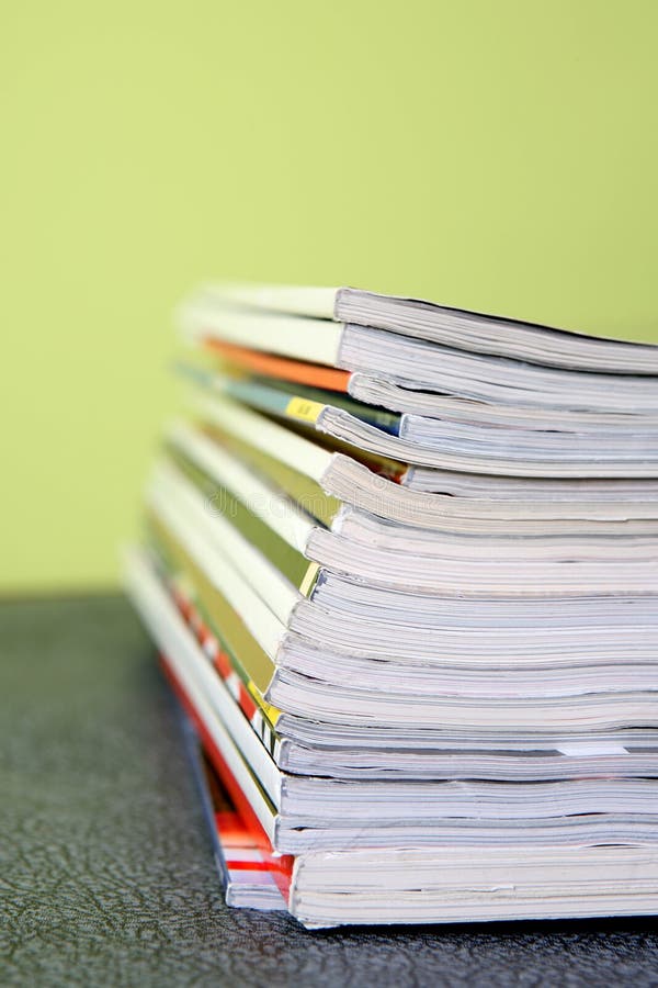 Stack of magazines stock photo. Image of stack, business - 8059552
