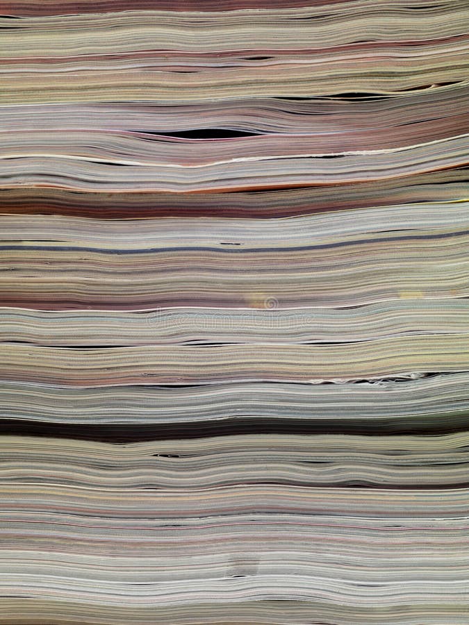 Side View of Stack of Papers Stock Image - Image of edges, list: 26005429