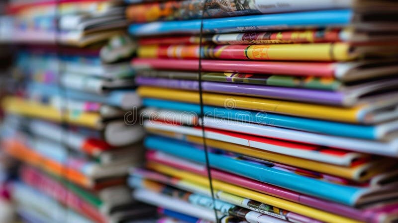 A Stack of Magazines and Journals Offering a Variety of Reading ...