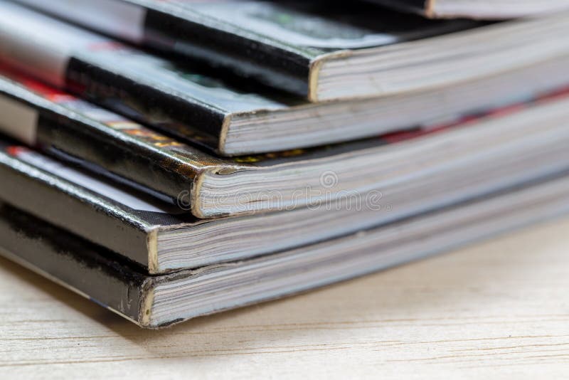 Stack of magazines stock image. Image of publication - 60913845