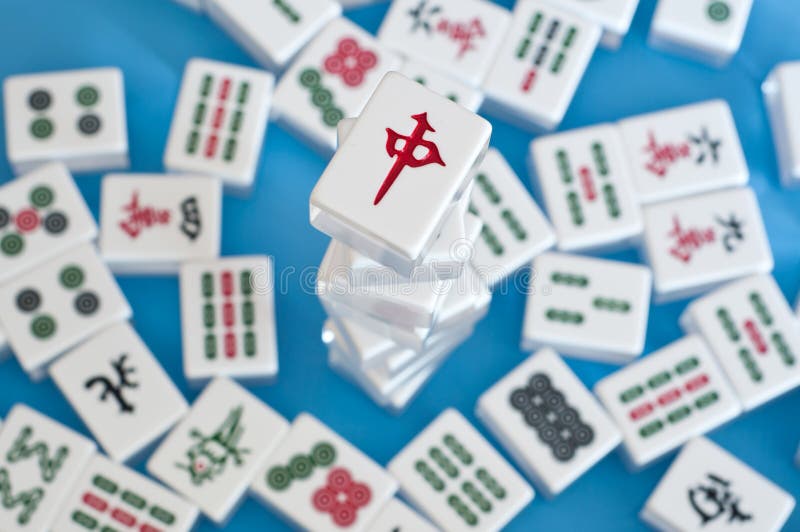 Stack Of Mahjong Tiles Picture. Image: 21861345