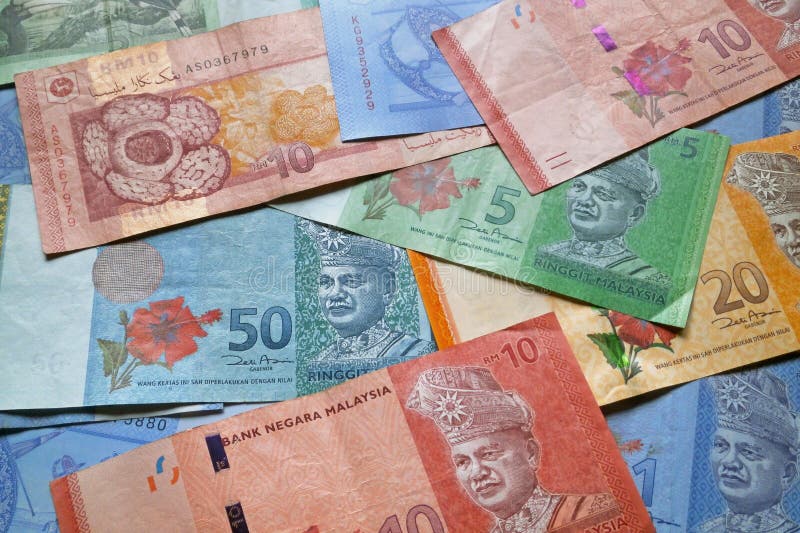Stack of Malaysian Ringgit Banknotes Stock Photo - Image of concepts ...