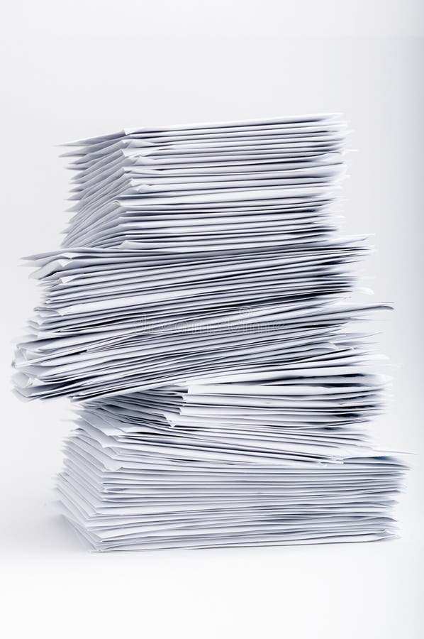Stack of post letters stock image. Image of post, wrapped - 37461267