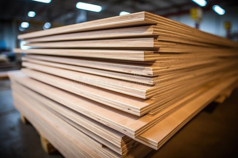 Stack of Marine Grade Plywood for Boats Stock Photo - Image of grade ...
