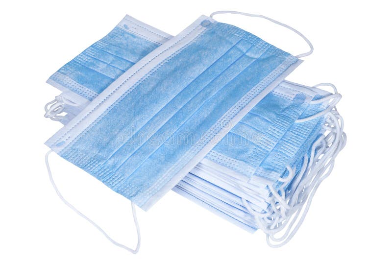 Stack of Medical Protective Masks Stock Image - Image of sickness ...
