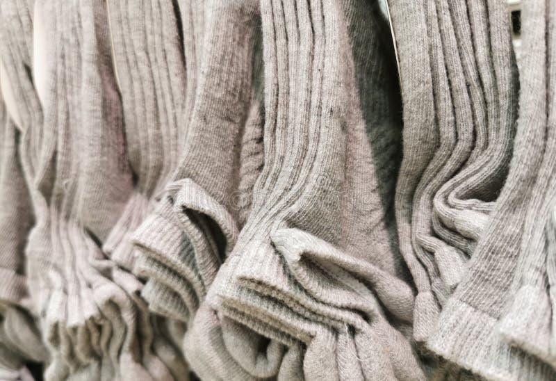 A Stack of Men S Socks Grey Colors Stock Photo - Image of accessories ...
