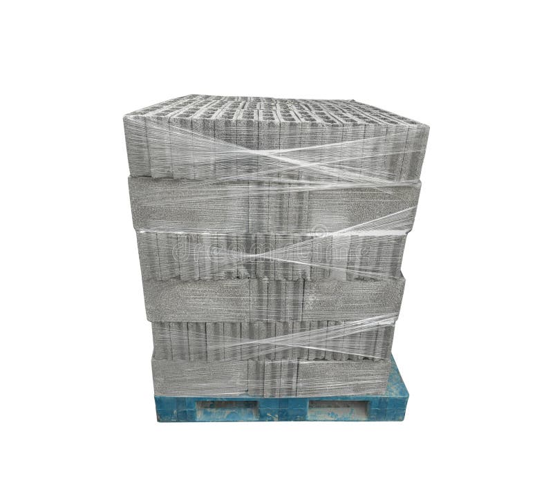 A Stack of Metal Boxes Wrapped in Plastic Stock Image - Image of ...