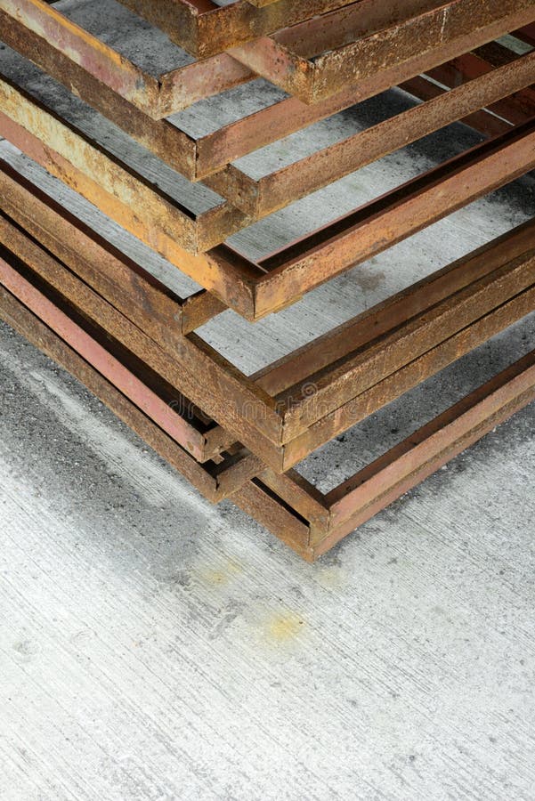 Stack of metal frame stock image. Image of power, detail - 41573021