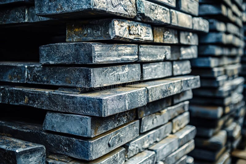 Stack of Metal Plates with the Numbers 1 through 9 on Them Stock Photo ...