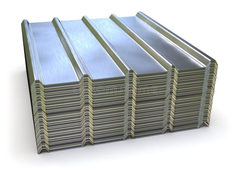 Stack of Metal Bars Prepared for Loading Stock Photo - Image of ...