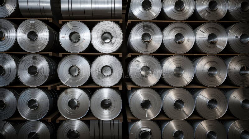 Stack Metal Roll Illustration Labels Size Stock Illustrations – 1 Stack ...