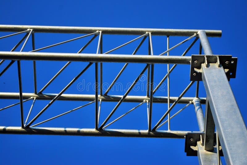 Stack of Metal Trusses for Mounting the Stage Stock Image - Image of ...